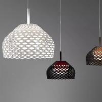 China JYLIGHTING Modern Iron & PVC Honeycomb Pendant Light, Dome-Shaped Perforated Hanging Lamp for Kitchen & Dining Room, 2 Colors Available for sale