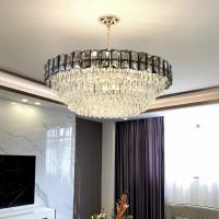 China Luxury Chandelier Lamps Pendant Crystal Lamp Gold Crystal Chandelier for sale