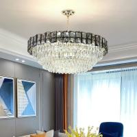 China Luxury Chandelier Lamps Pendant Crystal Lamp Gold Crystal Chandelier for sale