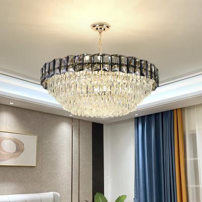 China Luxury Chandelier Lamps Pendant Crystal Lamp Gold Crystal Chandelier for sale