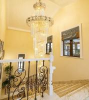 China Luxury Hotel Hall Duplex Villa Decorative Crystal Chandelier Crystal Pendant Light for sale