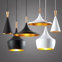China JYLIGHTING Nordic Aluminum Pendant Light, Mixed Black & Orange Interior Metal Shade Hanging Lamp for Kitchen Island & Dining Table for sale