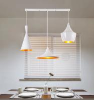 China JYLIGHTING Nordic Aluminum Pendant Light, Mixed Black & Orange Interior Metal Shade Hanging Lamp for Kitchen Island & Dining Table for sale
