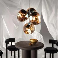 China JYLIGHTING NordicI Modern Organic Blob Pendant Lamp, Nano Electroplated Alloy Cluster Fixture for Villa Foyer & Upscale Cafe Decor Lighting for sale