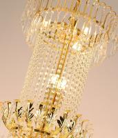 China Modern Style Luxury Banquet Crystal Chandelier Pendant Light Wedding Crystal Chandeliers for sale