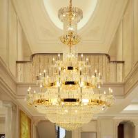 China Modern Style Luxury Banquet Crystal Chandelier Pendant Light Wedding Crystal Chandeliers for sale