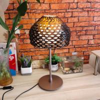 China JYLIGHTINGModern Lattice Metal Floor Lamp, Perforated Honeycomb Shade Standing Light for Minimalist Home Decor for sale