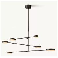 China JYLIGHTING Modern Modern Branch Pendant Chandelier, Matte Gold Iron Frame & Alabaster Light Covers for Kitchen Island & Hotel Lobby for sale