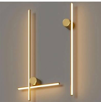China JYLIGHTING Modern Cross Bar Wall Light, Brushed Aluminum Frame & Milky White Acrylic Diffuser for Corridor and Bathroom Vanity for sale