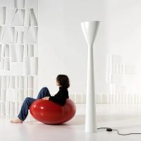 China JYLIGHTING Minimalist Tall Iron Floor Lamp, Slim Cone Design Standing Lamp for Modern Bedrooms and Lobbies for sale