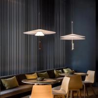 China JYLIGHTING Modern Tiered Disc Pendant Light, Aluminum & Frosted Acrylic LED Chandelier for Living Room & Dining Area for sale