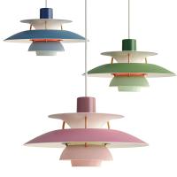 China JYLIGHTING Modern PH Style Layered Pendant Light, Powder-Coated Iron & Aluminum Shades, for Living Room and Cafe for sale