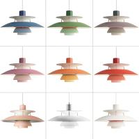 China JYLIGHTING Modern PH Style Layered Pendant Light, Powder-Coated Iron & Aluminum Shades, for Living Room and Cafe for sale