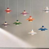 China JYLIGHTING Modern PH Style Layered Pendant Light, Powder-Coated Iron & Aluminum Shades, for Living Room and Cafe for sale