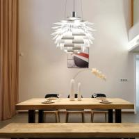 China JYLIGHTING Contemporary Layered Aluminum Pendant Lamp, Iconic Artichoke Style Suspension Light for Dining Area for sale