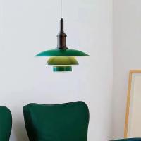 China JYLIGHTING Mid-Century Modern Multi-Layer Aluminum Pendant Lamp, Red PH-Style Hanging Light for Cafe and Living Room for sale