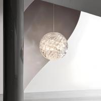 China JYLIGHTING Contemporary Geometric PVC Globe Pendant Lamp, Soft Glow Sphere Light for Kitchen Island & Cafe for sale