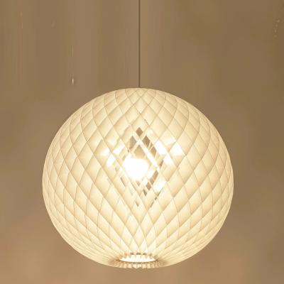 China JYLIGHTING Contemporary Geometric PVC Globe Pendant Lamp, Soft Glow Sphere Light for Kitchen Island & Cafe for sale
