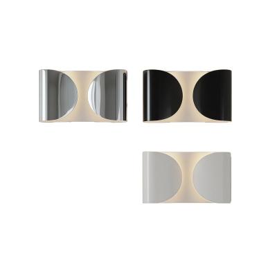 China JYLIGHTING Contemporary Dual-Circle Iron Wall Lamp, Minimalist LED Sconce for Hallway & Hotel Lobby for sale