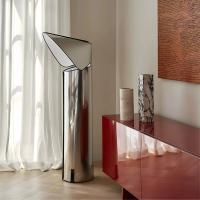 China JYLIGHTING Contemporary Geometric Stainless Steel Floor Light, Artistic Tall Lamp for Office & Hotel Lobby for sale