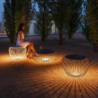 China JYLIGHTING Outdoor LED Garden Floor Lamp, Galvanized Steel Cage & Tempered Glass, Weatherproof Landscape Light for Patio & Lawn for sale
