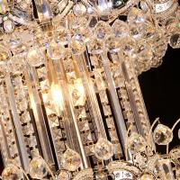 China Huge Crystal Ball Ceiling Lamp Villa Hotel Living Room Luxury Chandelier for sale
