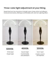 China JYLIGHTING Modern Abstract Humanoid Resin & PVC Floor Lamp, Art Sculpture Standing Light for Luxury Hotel Lobby & Living Room for sale