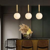 China JYLIGHTING Modern Bubble‑Sphere Marble Chandelier, Solid Brass Suspension Lamp for Luxury Villa, Dining Room and Hotel Reception Interior Projects for sale