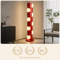 China JYLIGHTING Modern Stacked Sphere Iron Floor Lamp, Decorative Multi‑Bulb Vertical Standing Lamp for Home Living Space and Boutique Display Area for sale