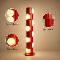 China JYLIGHTING Modern Stacked Sphere Iron Floor Lamp, Decorative Multi‑Bulb Vertical Standing Lamp for Home Living Space and Boutique Display Area for sale