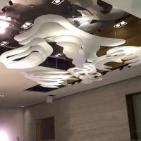China JYLIGHTING Large‑Scale Flowing Wave Acrylic Glass Pendant Light, Abstract Cloud Suspension Lamp for High Ceiling Hall, Exhibition Hall & Upscale Public Space Projects for sale