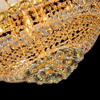 China Luxury Hotel Lobby Stair Luxury Crystal Chandelier Crystal Beads Hotel Hall Lamps Decoration Pendant Light for sale
