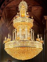 China Large Modern Luxury Crystal Chandelier LED Pendant Light for Hotel Lobby Stairs for sale