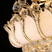 China Modern Minimalist Crystal Chandelier for Hotels Villas Living Rooms for Lobby Hollow Loft Staircase Pendant Lights for sale