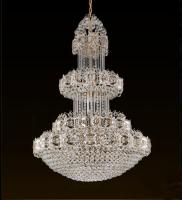 China Indoor Decoration Hotel Villa Mall Staircase Large Luxury Custom Oversized LED Crystal Chandelier for sale