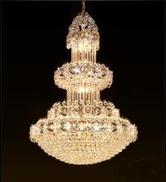 China Indoor Decoration Hotel Villa Mall Staircase Large Luxury Custom Oversized LED Crystal Chandelier for sale