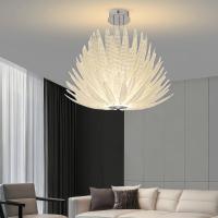 China JYLIGHTING Modern Pendant Light Featuring Translucent Glass with Linear Textures Enhancing Light Diffusion and Visual Refinement in Interiors for sale