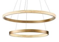 China Bedroom 100V 1000mm 40W Brushed Aluminum Modern Ring Light for sale