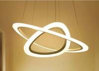 China 2 Rings Modern Decorative 26W 43x25cm Ring Pendant Light Fixture for sale
