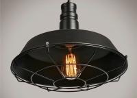 China E27 Base D26cm Black Vintage 39 Inch Wire Modern Metal Pendant Light for sale