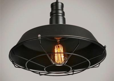 China E27 Base D26cm Black Vintage 39 Inch Wire Modern Metal Pendant Light for sale