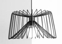 China Bedroom Retro Metal Wire Cage Shape 38*20cm Modern Pendant Light for sale