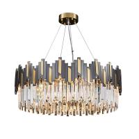 China Modern Luxury Crystal Chandelier Contemporary Flush Mount Ceiling Light Fixture Raindrop Square Chandelier Lighting for sale