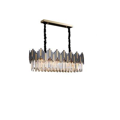 China Round Shaped Clear Crystal Ceiling Lghting Ftures with Lghts Retro Art Dcoration for Hallway Dining Living Room Kitchen for sale