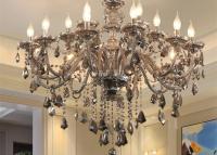 China Multiple Light Source Adjustable Height 0.3m Vintage Candle Chandelier for sale
