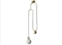 China 220V Indoor Iron Glass 35*120cm Modern Pendant Light For Living Room for sale