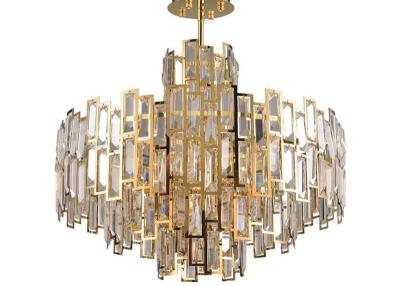 China 100cm Diamater 30cm Height Restaurant 260V Crystal Pendant Light for sale