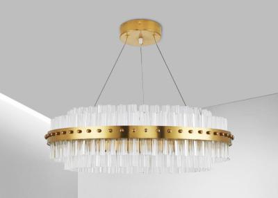 China E14 Diameter 120cm LED Crystal Pendant Light For Dinning Room for sale