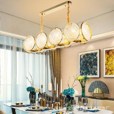China exhibition hall 360 Degree Beam Angle 1030*270*230mm Crystal Hanging Lights for sale