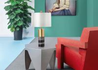 China 220V Simple Indoor Diameter 38cm Height 68cm Bedside Table Lamp for sale